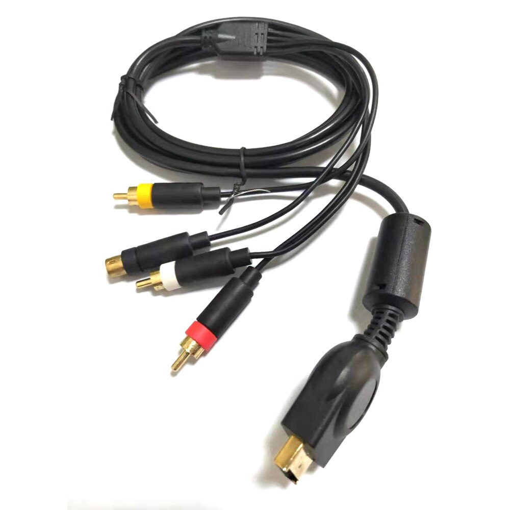 S-video RCA AV Video Audio Kabel Cord Fit Voor PS3 – Vicedeal