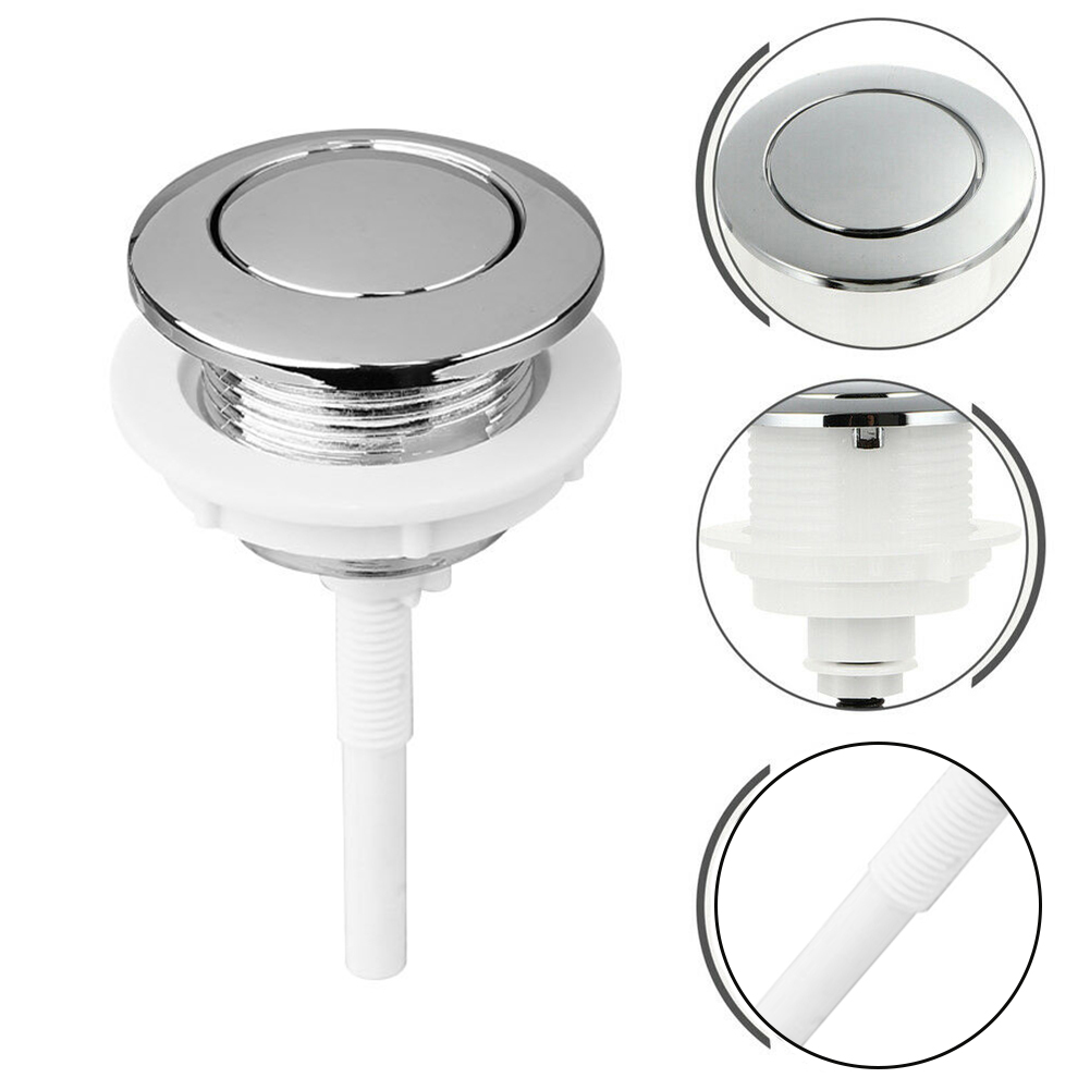 Toilet Single Flush Button Water Tank Round Valve ... – Vicedeal