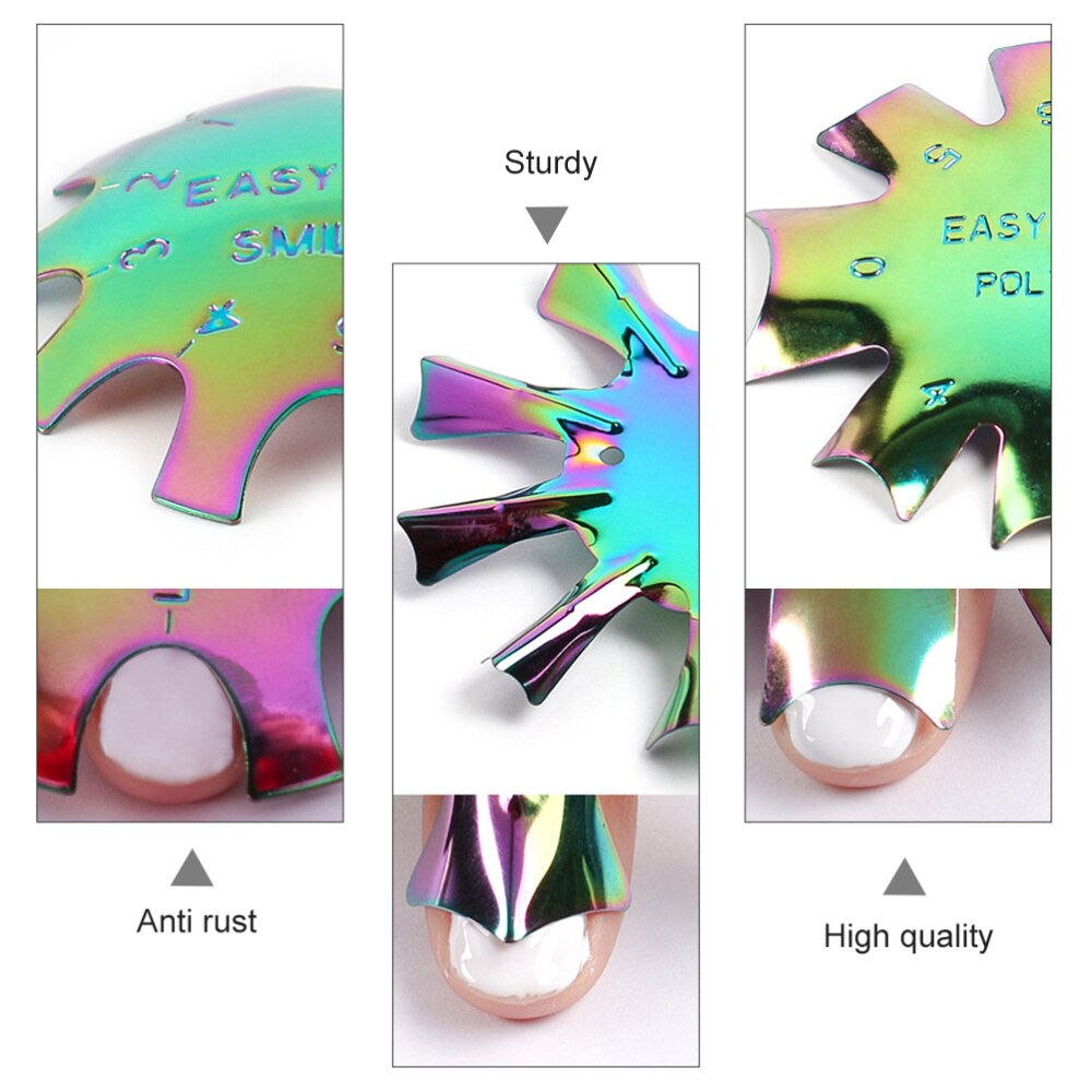 1 Set Rvs Nail Template Franse Manicure Template D... – Grandado