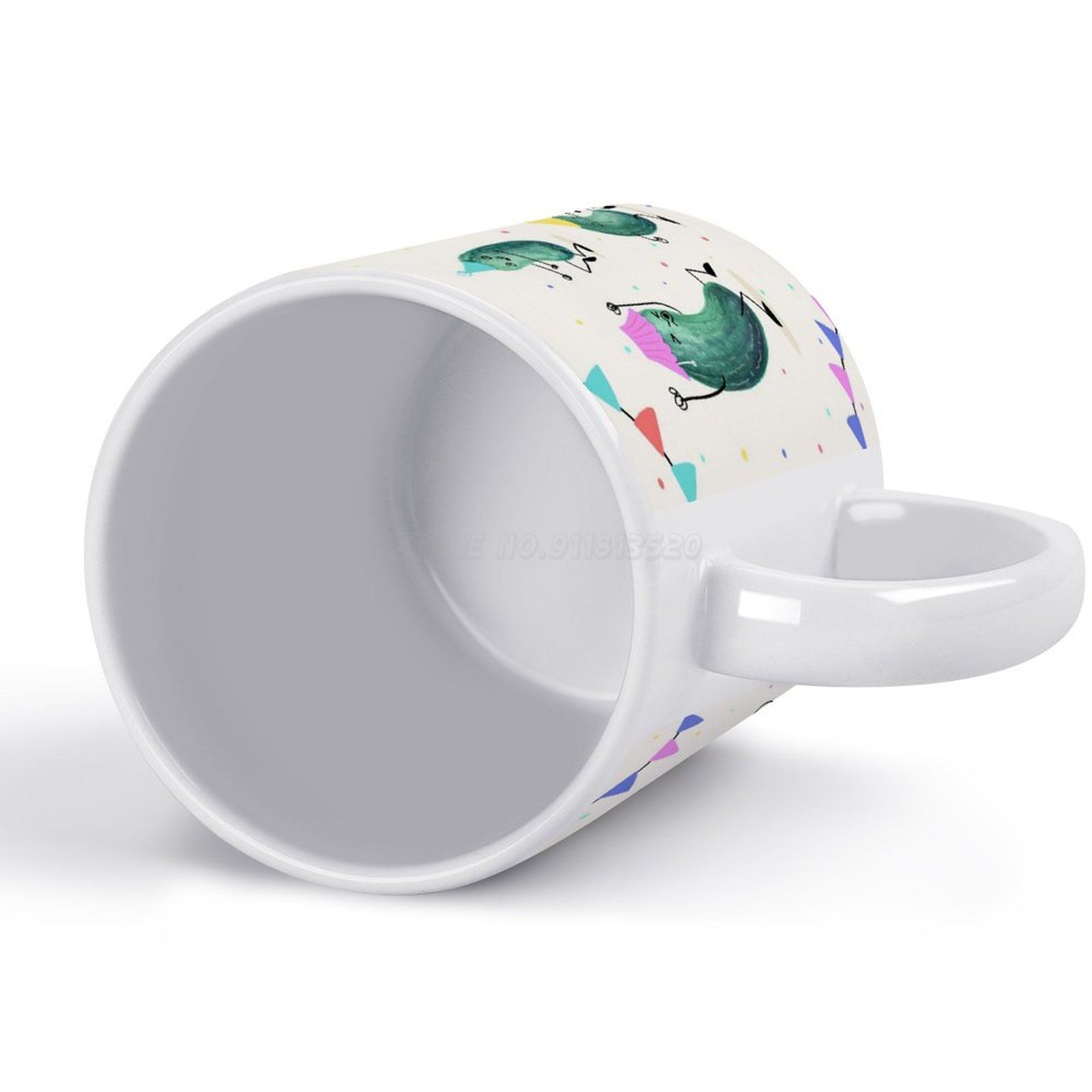 Augurk Party! Witte Mok Keramische Mok Creatieve M... – Grandado