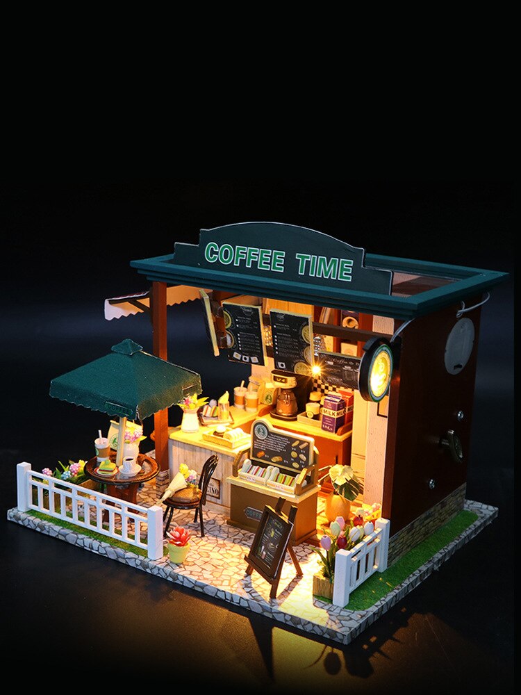 DIY Hut Time Hand-made Shop Cafe European Style Ho... – Grandado