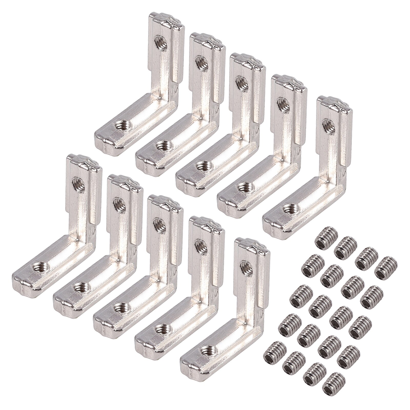 10Pcs T Slot Aluminum Profile 90 Degree Interior C... – Vicedeal