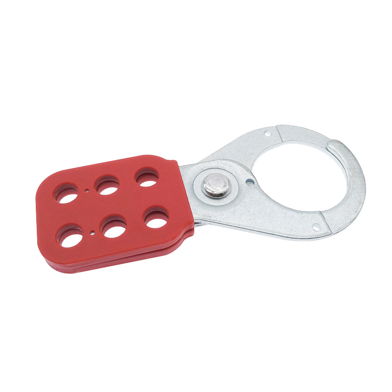 Red Industrial safety lockout Hasps Six Hole steel... – Vicedeal