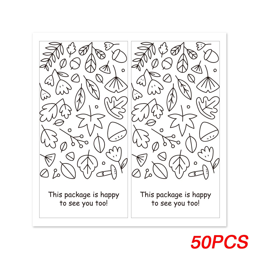 20-50pcs This Package Nice To Meet You Too Sticker... – Grandado