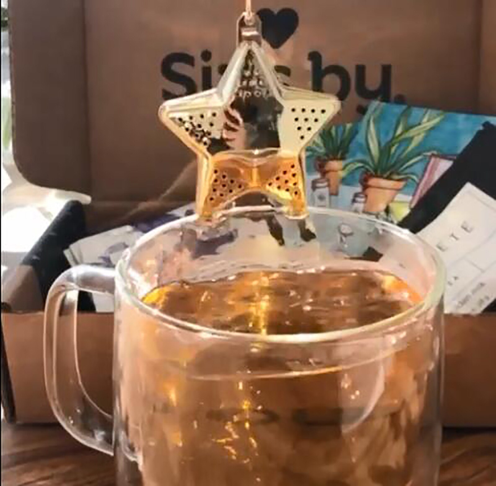 Tea Strainer Tea Set Star ShapePractical Snap Stai... – Vicedeal