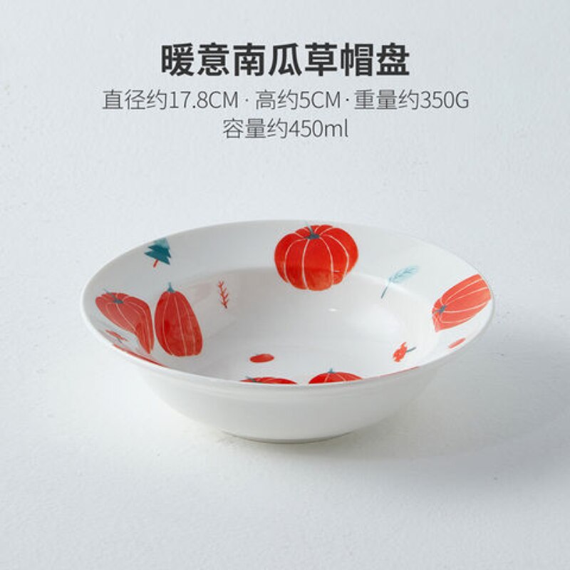 WSHYUFEI Straw Hat Deep Plate Tableware Serving Pl... – Vicedeal
