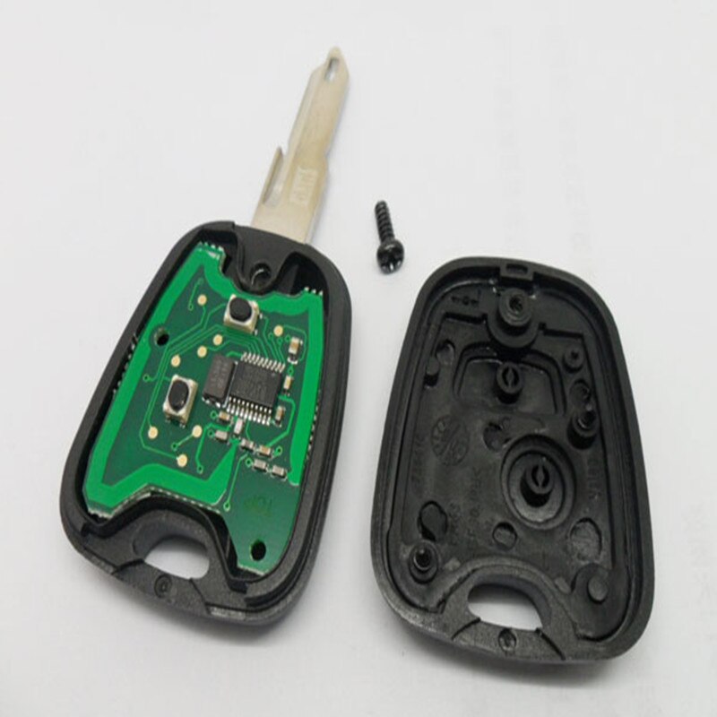 Remote Key For PEUGEOT 206 2 BUTTON 433MHz+Uncut B... – Grandado