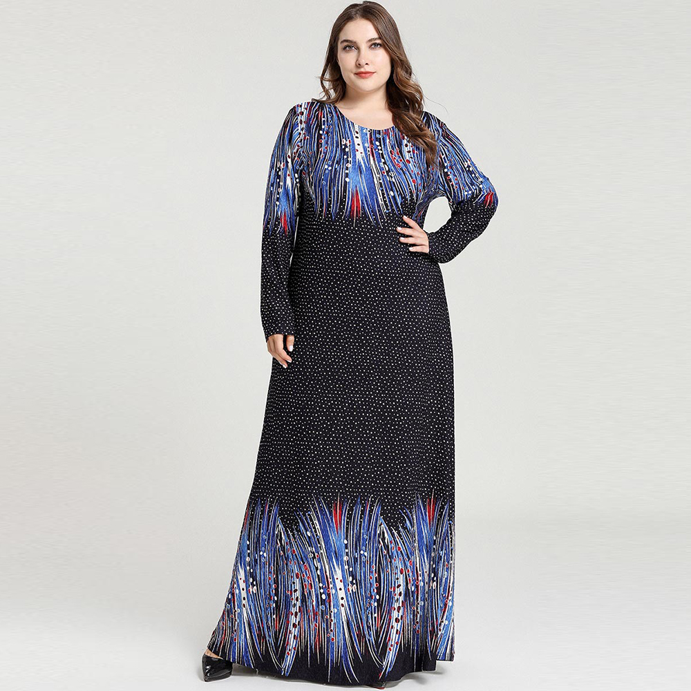 Ramadan Plus Size Arabic Abaya Hijab Muslim Long D... – Grandado