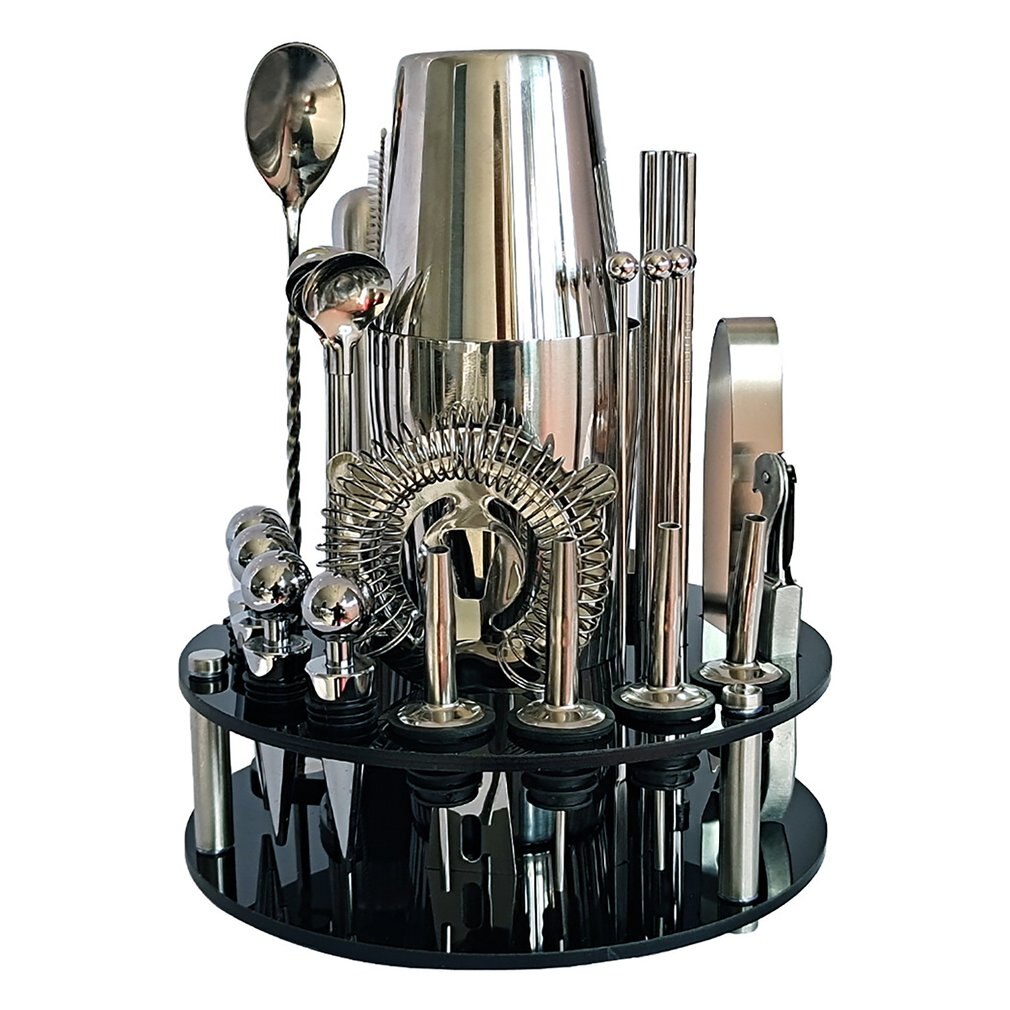 Stainless Steel Cocktail Shaker Mixer Bars Set Too... – Grandado