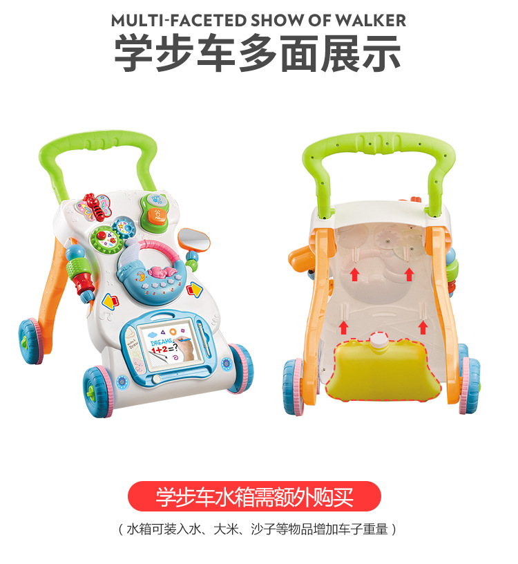 Multifunctional Baby Walker Stand-to-Sit Trolley K... – Vicedeal