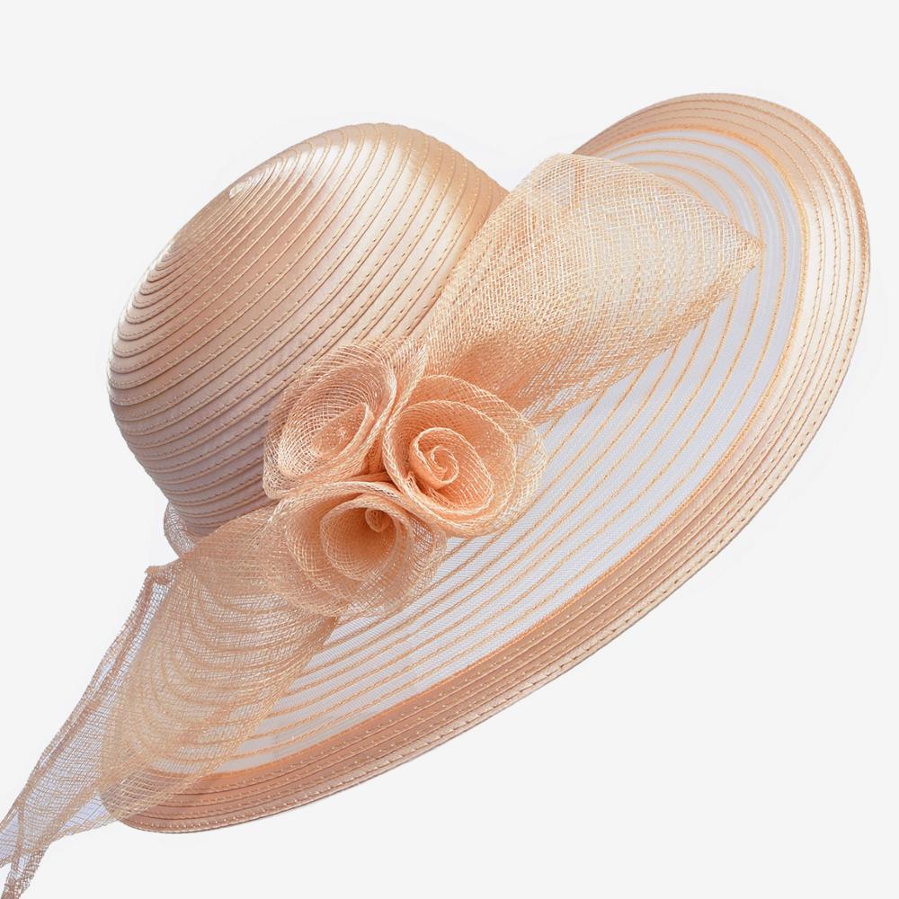 Vrouwen Fascinators Zomer Hoed Sinamay Bloemen Wid... – Grandado