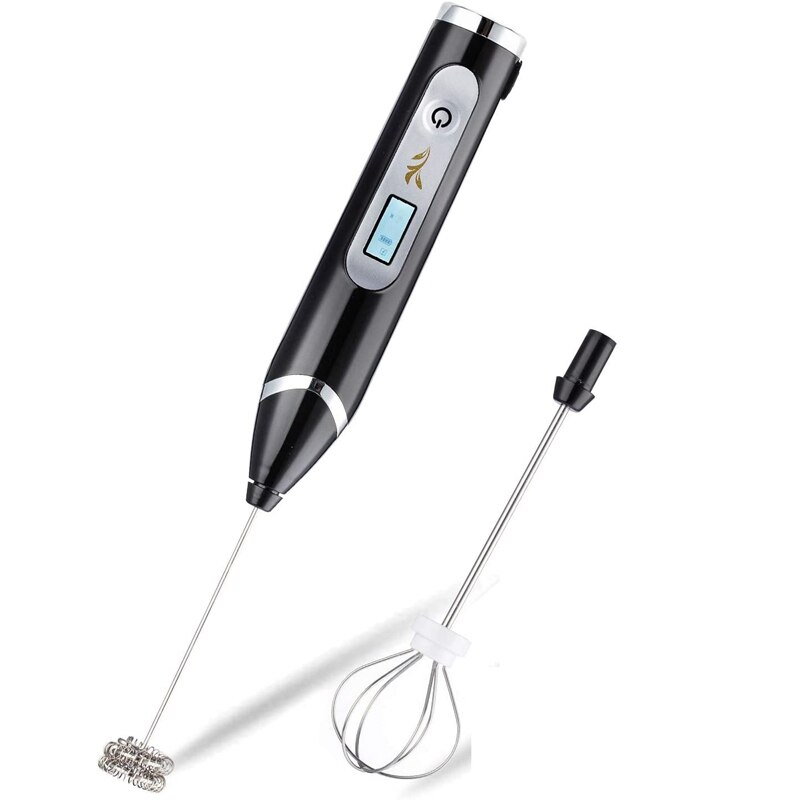 Lcd Elektrische Melkopschuimer Handheld Usb Oplaad... – Grandado