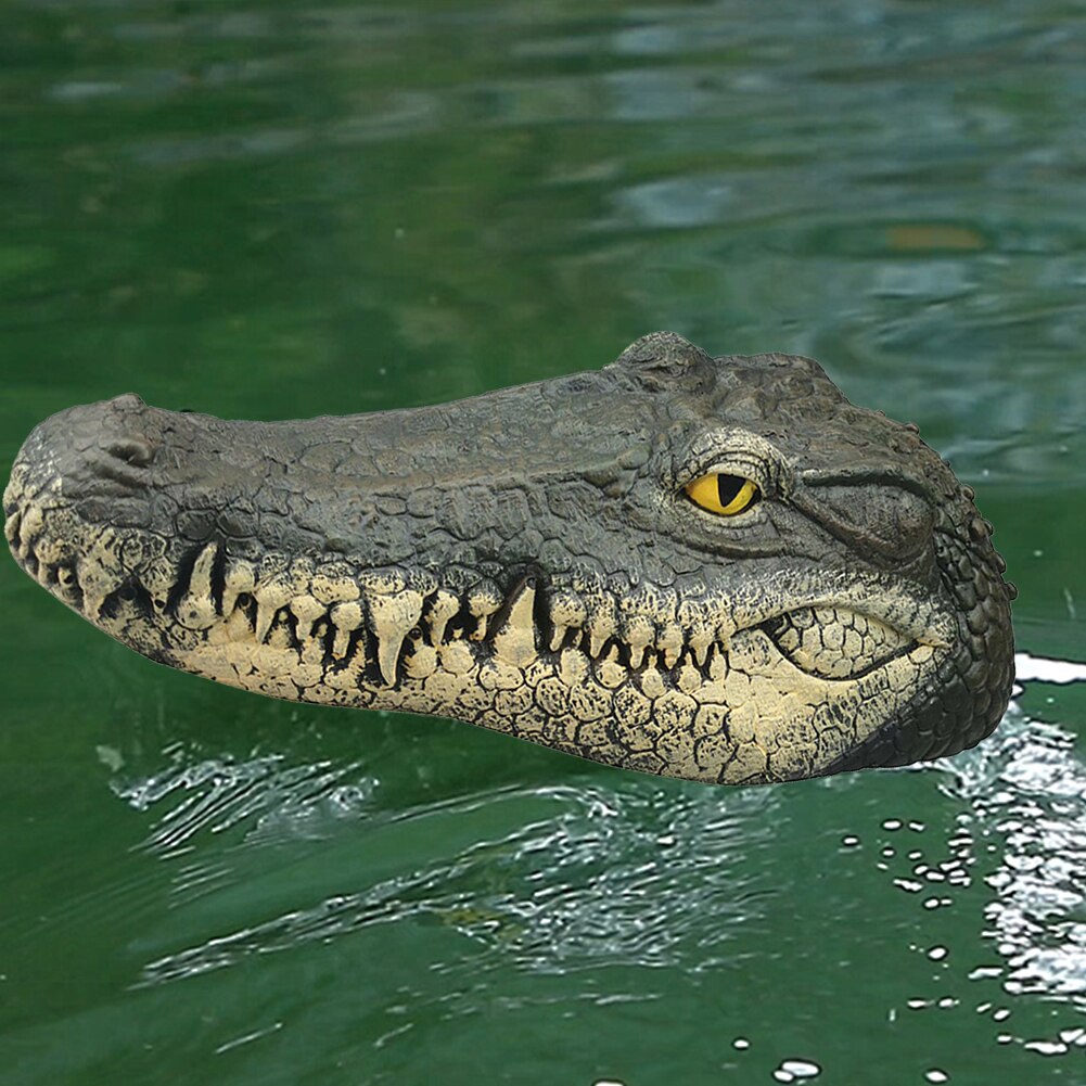 Modern Floating Crocodile Head Animal Figurines Wa... – Grandado