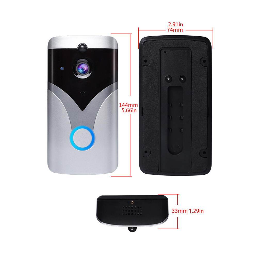 Tuya WIFI Smart Wireless Phone Door Bell 1080P IR ... – Grandado