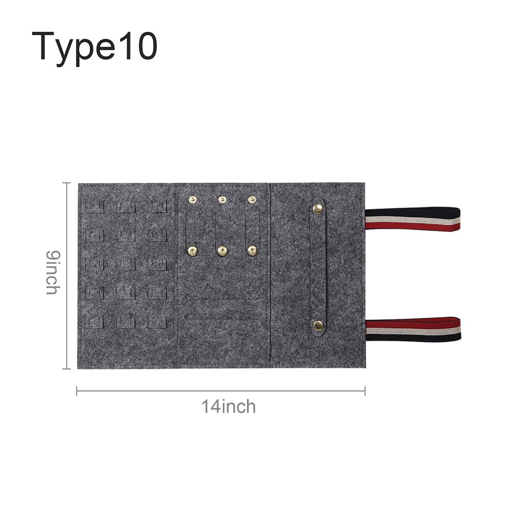 10 Types 15/25 Slots Felt Hanging Bag for Eyeglass... – Vicedeal