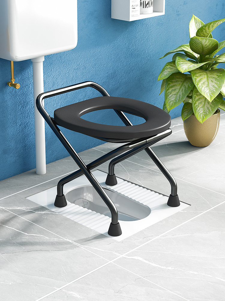 Folding squat toilet to toilet stool toilet chair ... – Vicedeal
