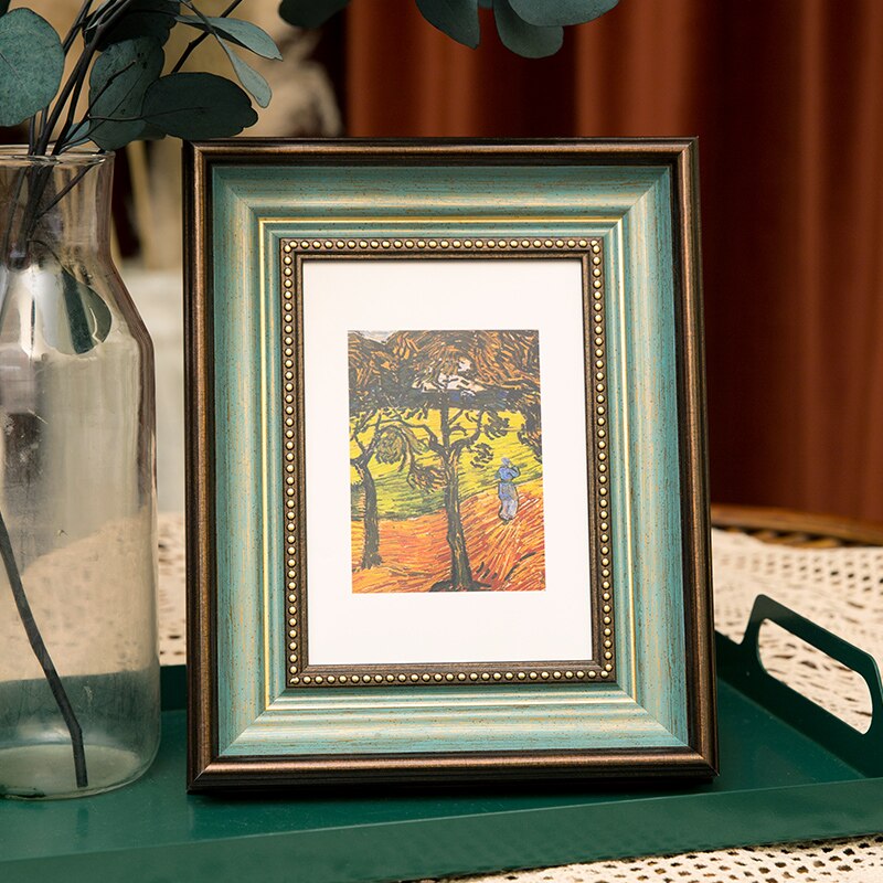 6-10 Inch Classic Vintage Green Picture Frame Hang... – Grandado