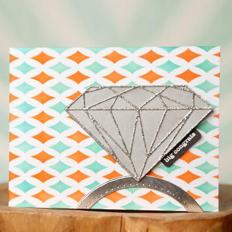 Graphic DIY Stencil Embossed Card Paper Card Made ... – Vicedeal