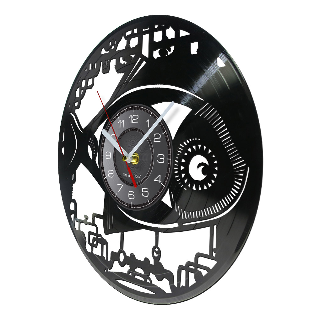 Vintage Steampunk Robot Fish Wall Clock Mechanical... – Grandado