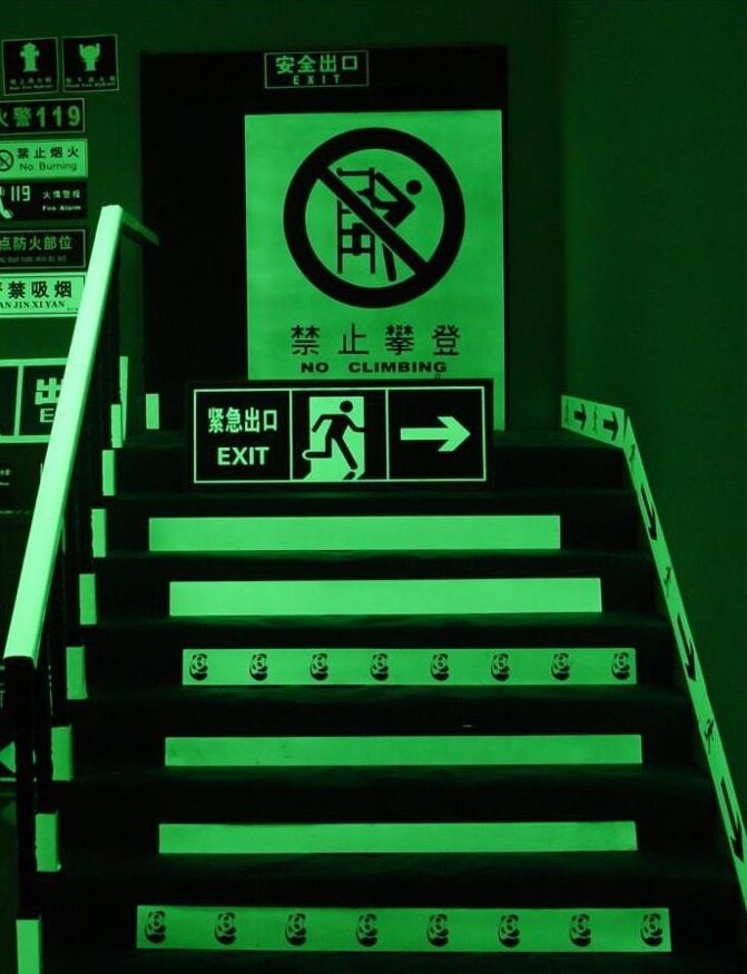 36cm*14cm Self-adhesive Safety Exit Sign For Wall ... – Vicedeal