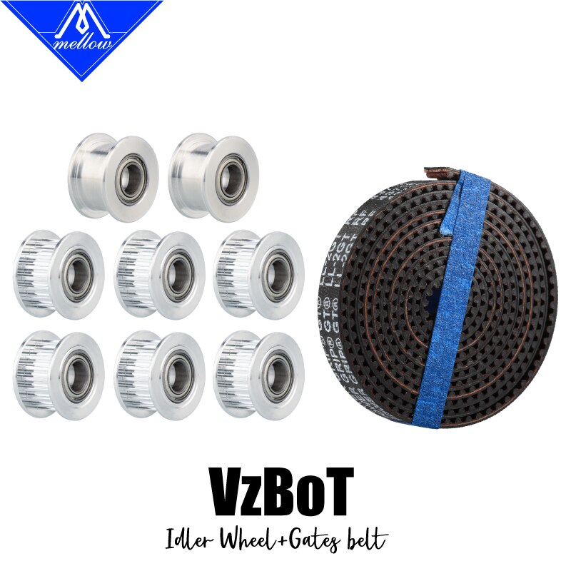 Mellow 1Set Aluminium GT2 Idler With 5M 2GT Gates ... – Vicedeal