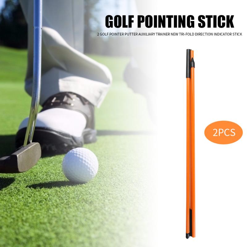 Bâtons d'alignement de Golf pliables, 2 pièces, 3 ... – Grandado