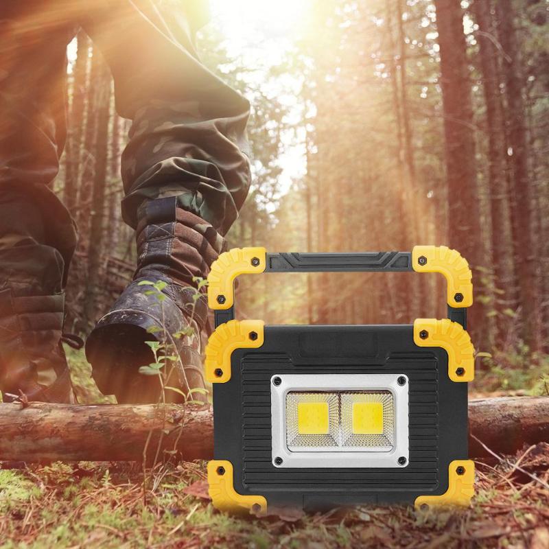 COB LED Work Lamp Portable Camping Light 4 Modes O... – Grandado