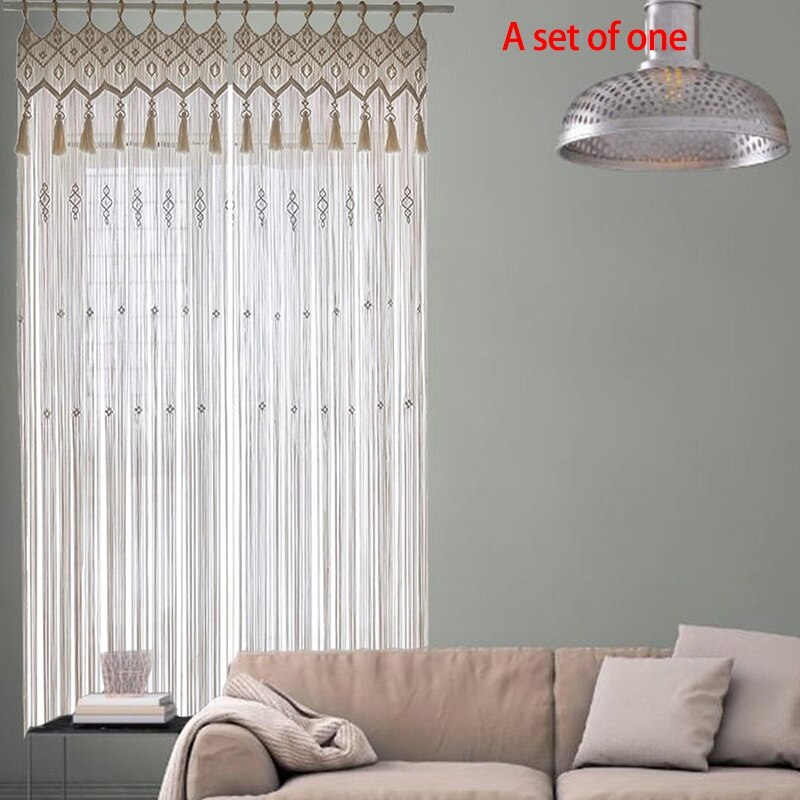 Macrame Gordijn Muur Opknoping Home Decor Woonkame... – Grandado