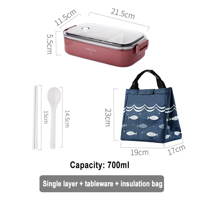 Japanese style Multi-layer lunch box food containe... – Grandado