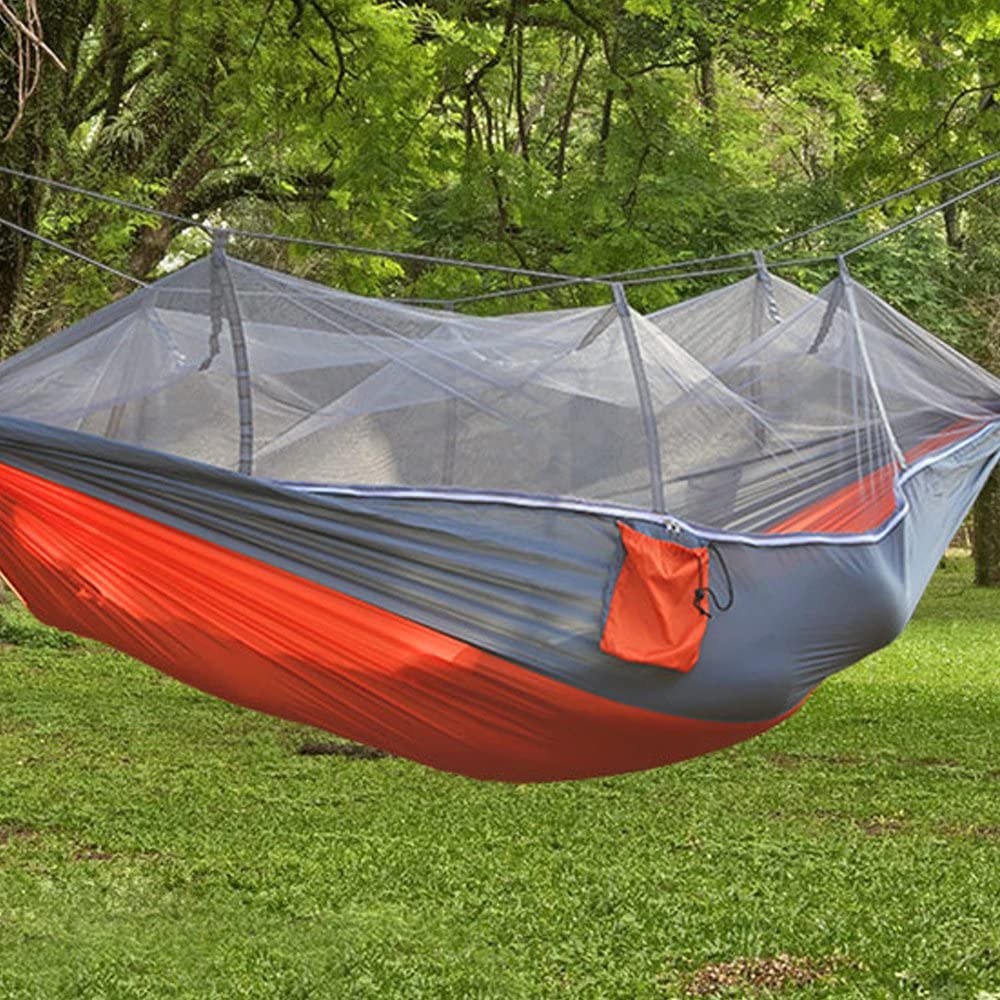 Draagbare Opvouwbare Dubbele Camping Hangmat Klamb... – Grandado