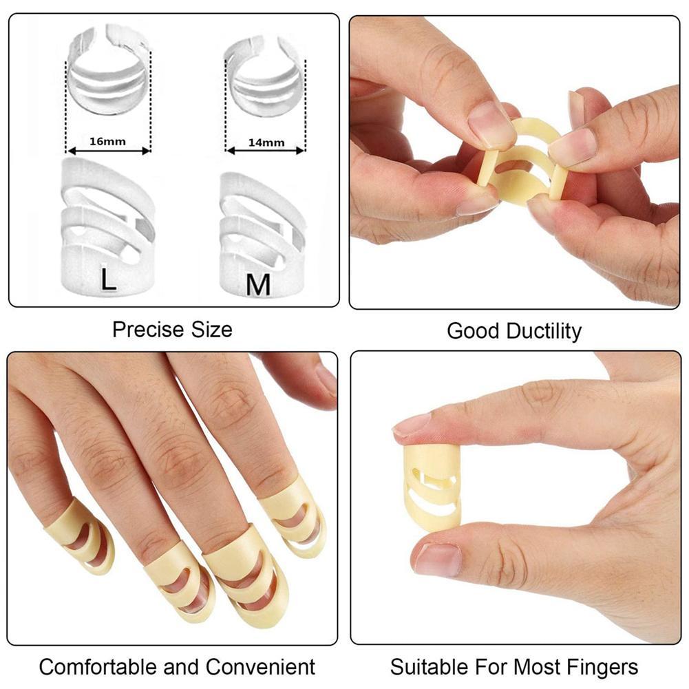 8pcs Metal Guitar Finger Picks Adjustable Finger P... – Grandado