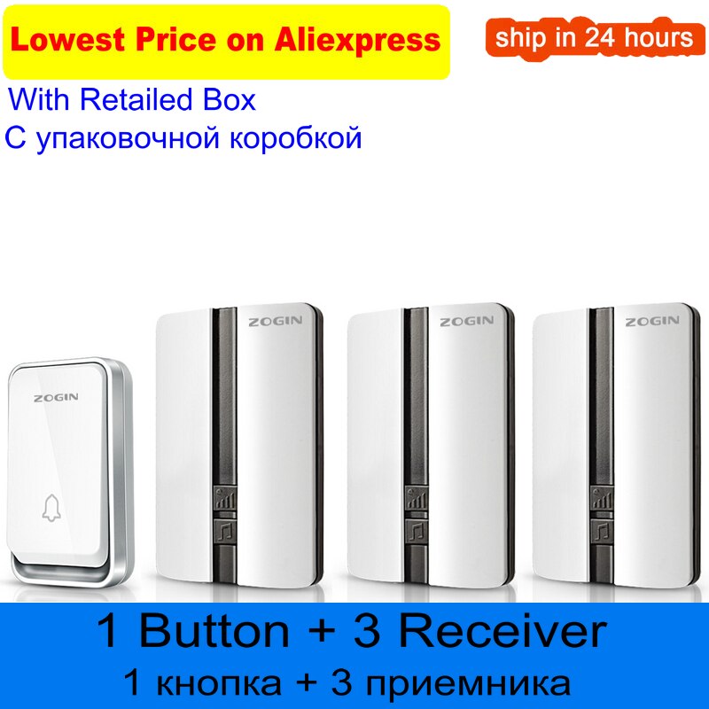 Wireless Doorbell Waterproof Self-powered Button S... – Vicedeal