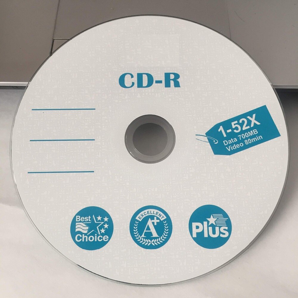 50 discs Grade A X52 700 MB Best Blank Printed CD-... – Grandado