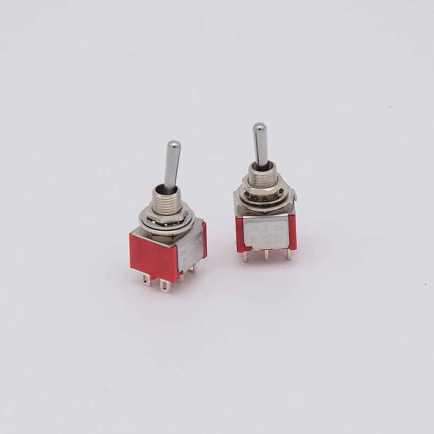 1 Piece ON-ON / ON-OFF-ON DPDT Mini Toggle Switch ... – Vicedeal