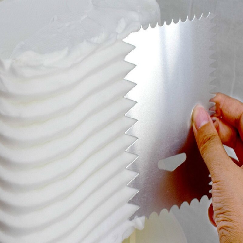 8pcs Cake Scraper Aluminum Decorating Comb Cake Si... – Vicedeal