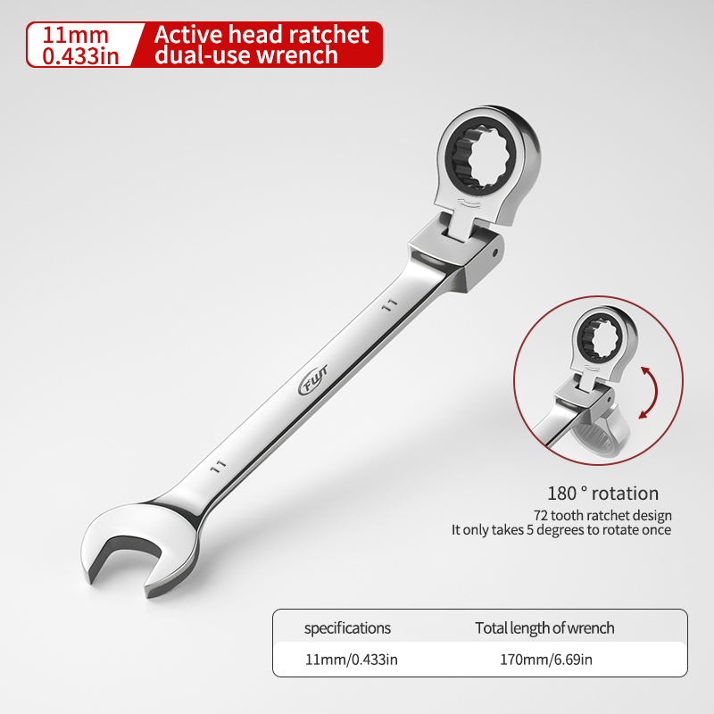 Ratchet wrench Quick wrench Adjustable head wheel ... – Grandado