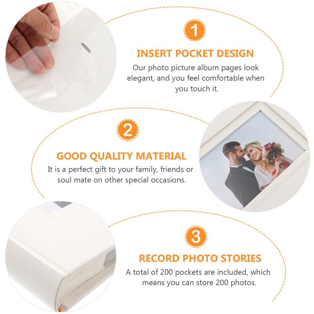 Prachtige Fotoalbum 200 Zakken Foto 'S Album Mooie... – Vicedeal