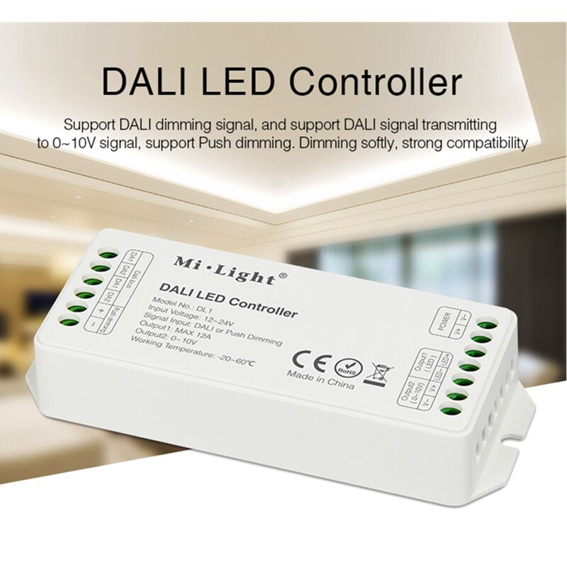 MiBOXER DL1 DC12V-24V DALI Dimmer Controller DALI ... – Grandado
