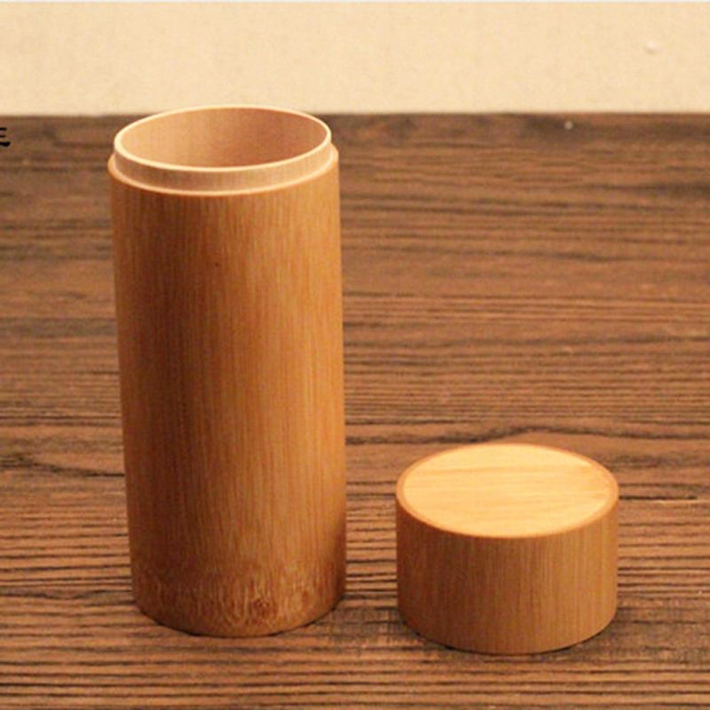 Handmade Tea Box Bamboo Storage Box Tea Canister L... – Vicedeal