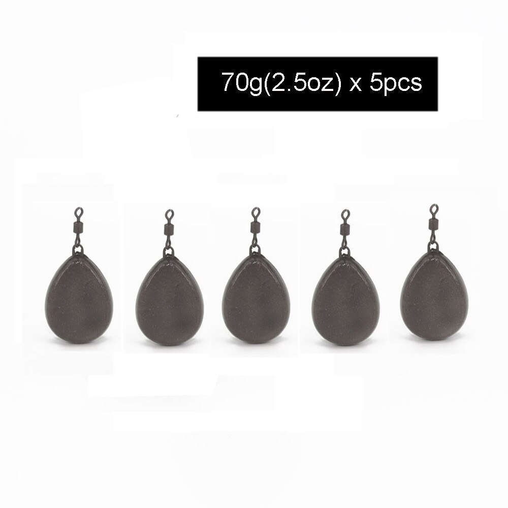 Karpervissen Inline Lood en Lood Sinkers Diverse K... – Vicedeal