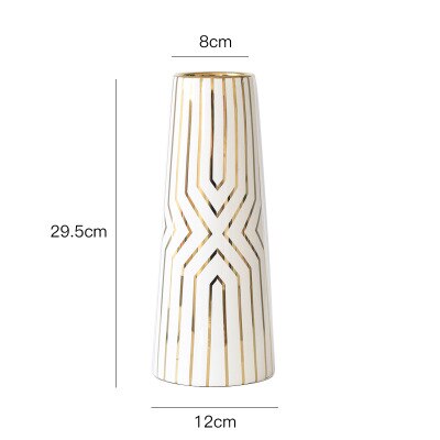 Light Luxury Modern Ceramics Vase Living Room Dini... – Grandado
