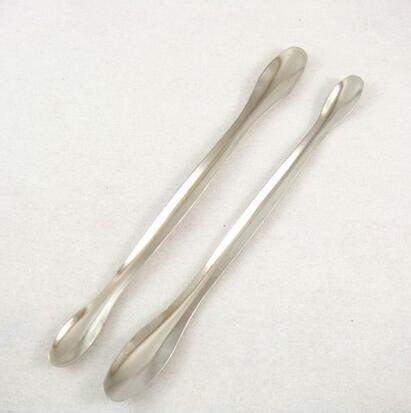 stainless steel lab reagent spoon two head – Vicedeal