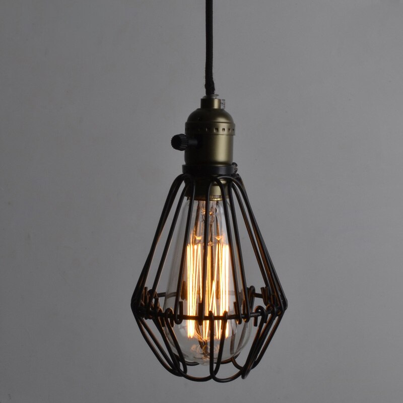 Vintage Classic Wire Lamp Cage DIY Lampshade Indus... – Vicedeal