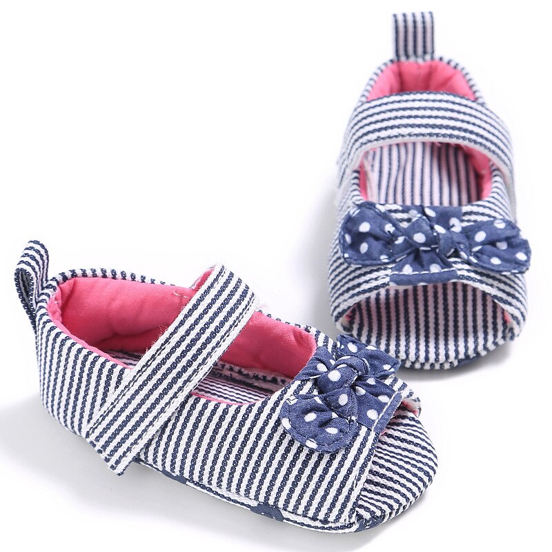 Summer Baby Girls Sandals Bow Cute Girl Shoes Cott... – Grandado