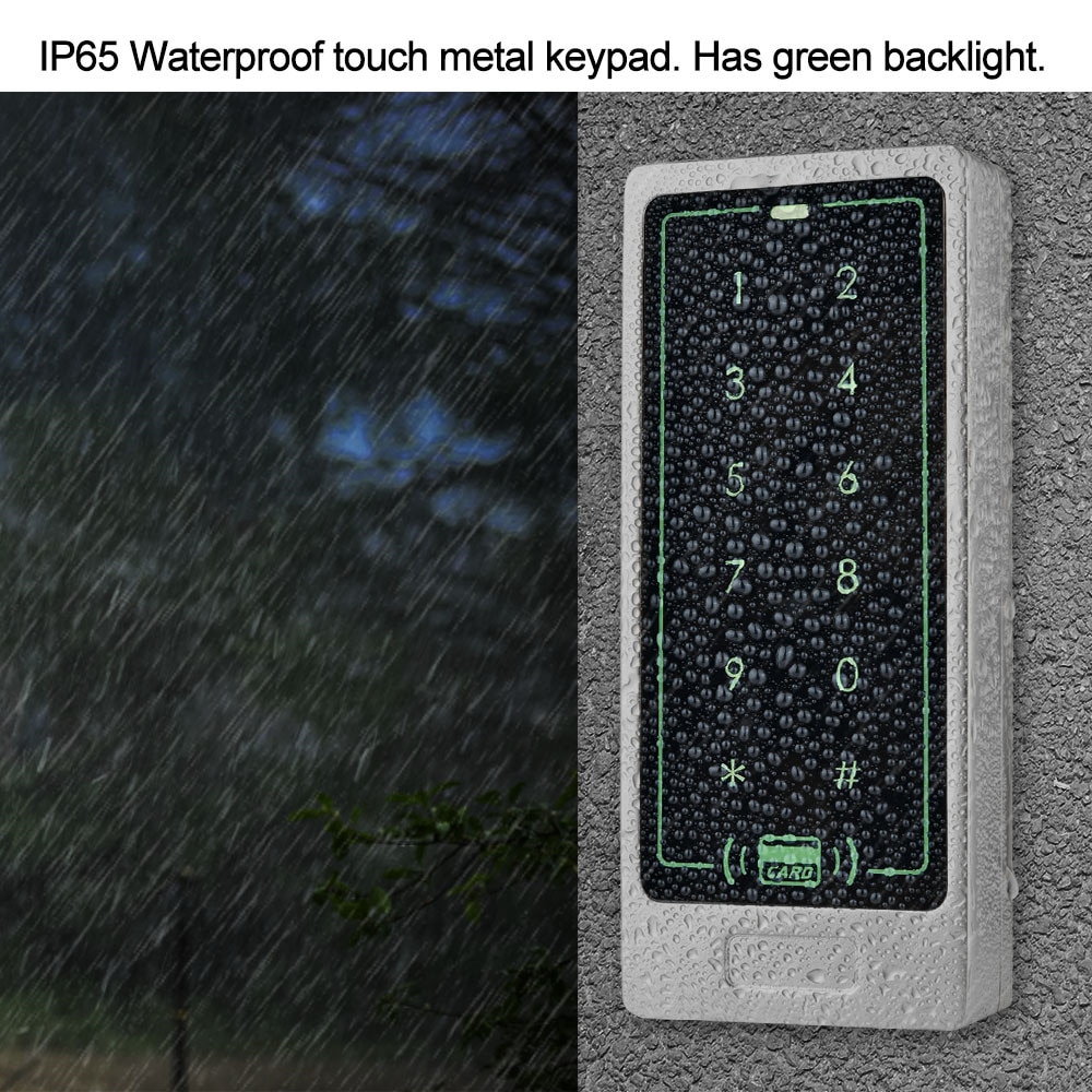 Metal RFID 125KHz Access Control Keypad with Touch... – Grandado