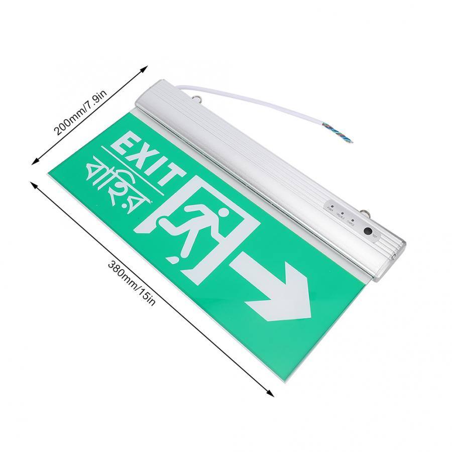 LED Exit Sign PMMC Emergency Safety Evacuation Lig... – Vicedeal