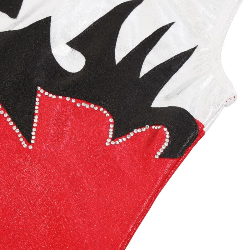 Gymnastics one-piece dance dress radium color diam... – Grandado