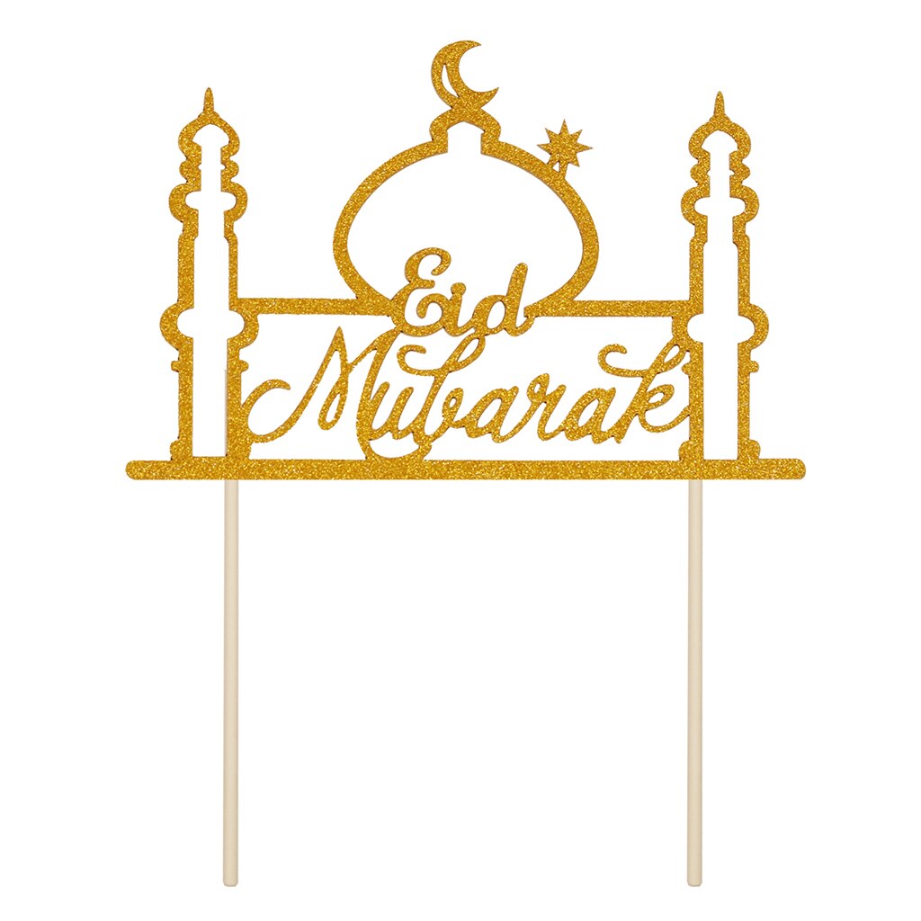 Eid mubarak cake topper hajj ramadan kareem muslim... – Vicedeal