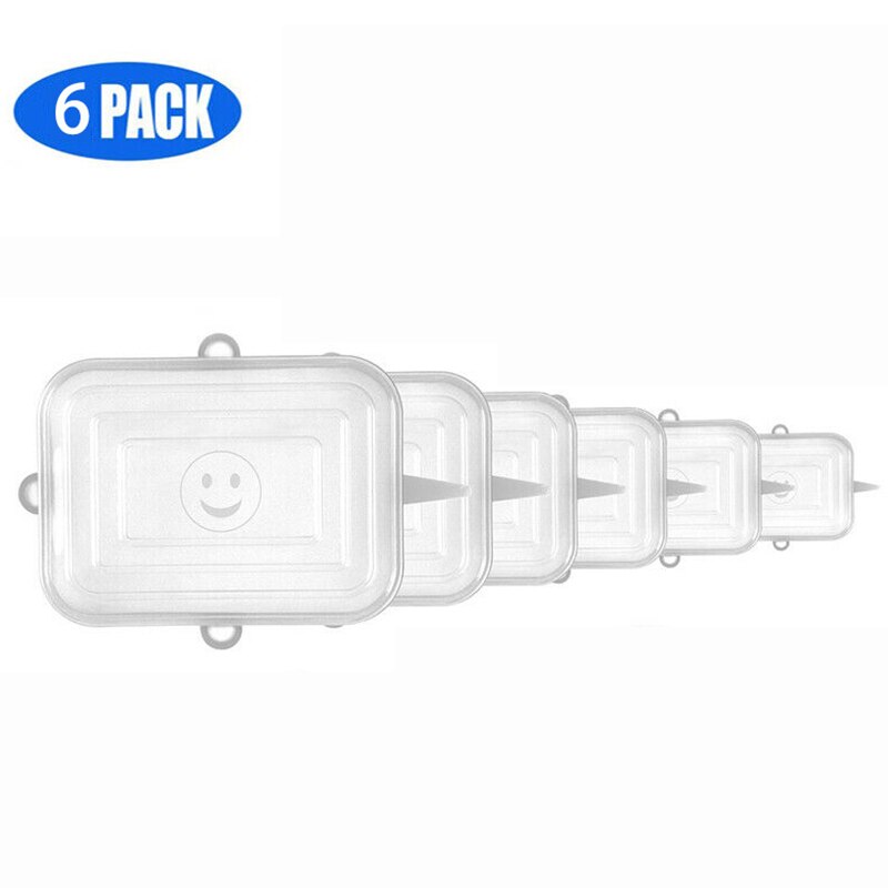 Square Silicone Stretch Lids Reusable Cookware Pan... – Vicedeal
