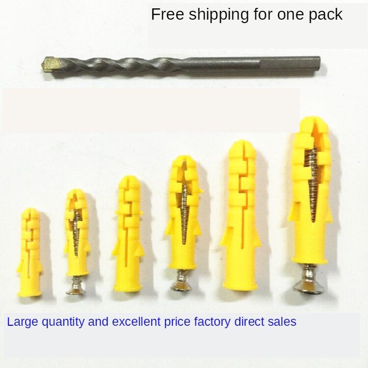 50pcs Yellow Croaker Nylon Plastic Expansion Tube ... – Vicedeal